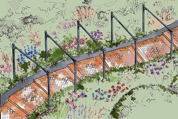 Traditional Single Hoop Arch - Harrod Horticultural