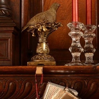 Golden Partridge Stocking Hanger - Harrod Horticultural