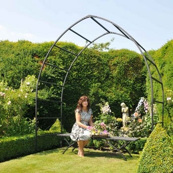 Gothic Garden Arch - Plant Supports at Harrod Horticultural