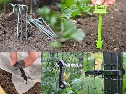 Netting Accessories - Pegs and Clips from Harrod Horticultural