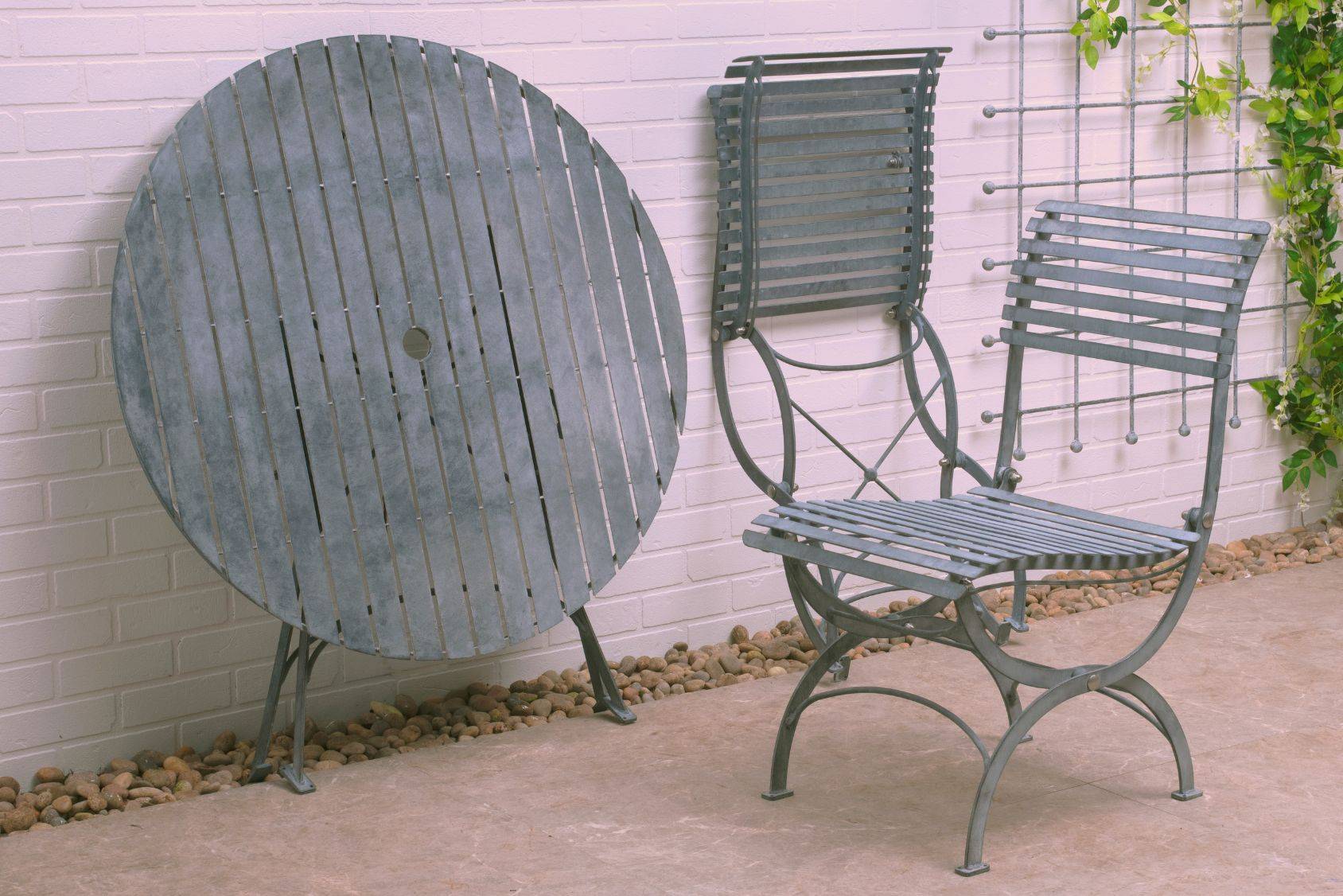 Darsham Dining Table Set - Chair Design A - Harrod Horticultural