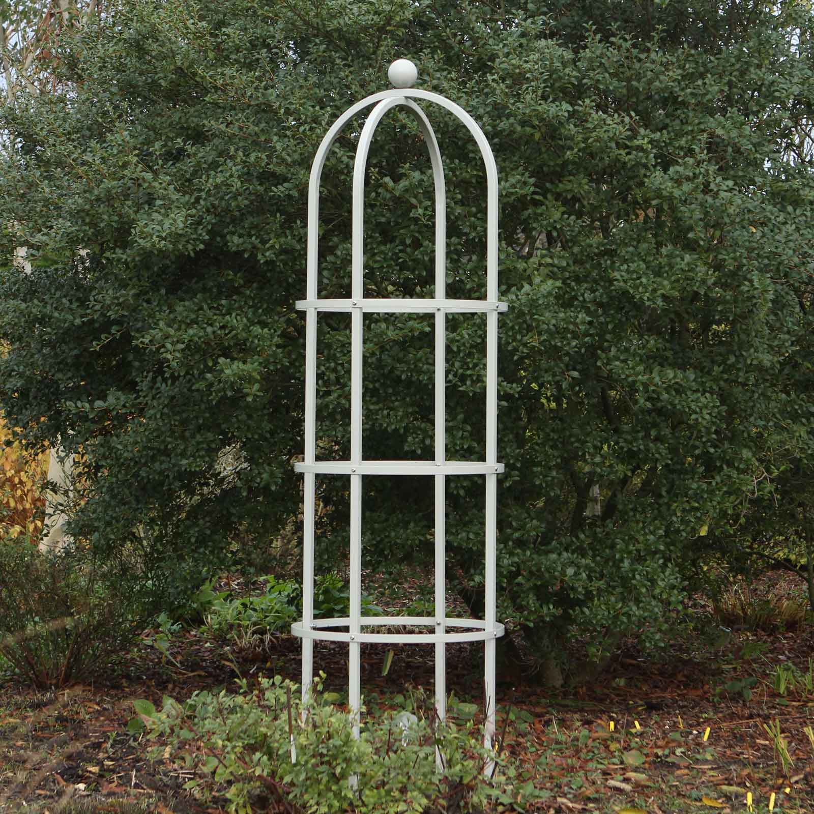 Grand Round Obelisk Silk Grey - Harrod Horticultural