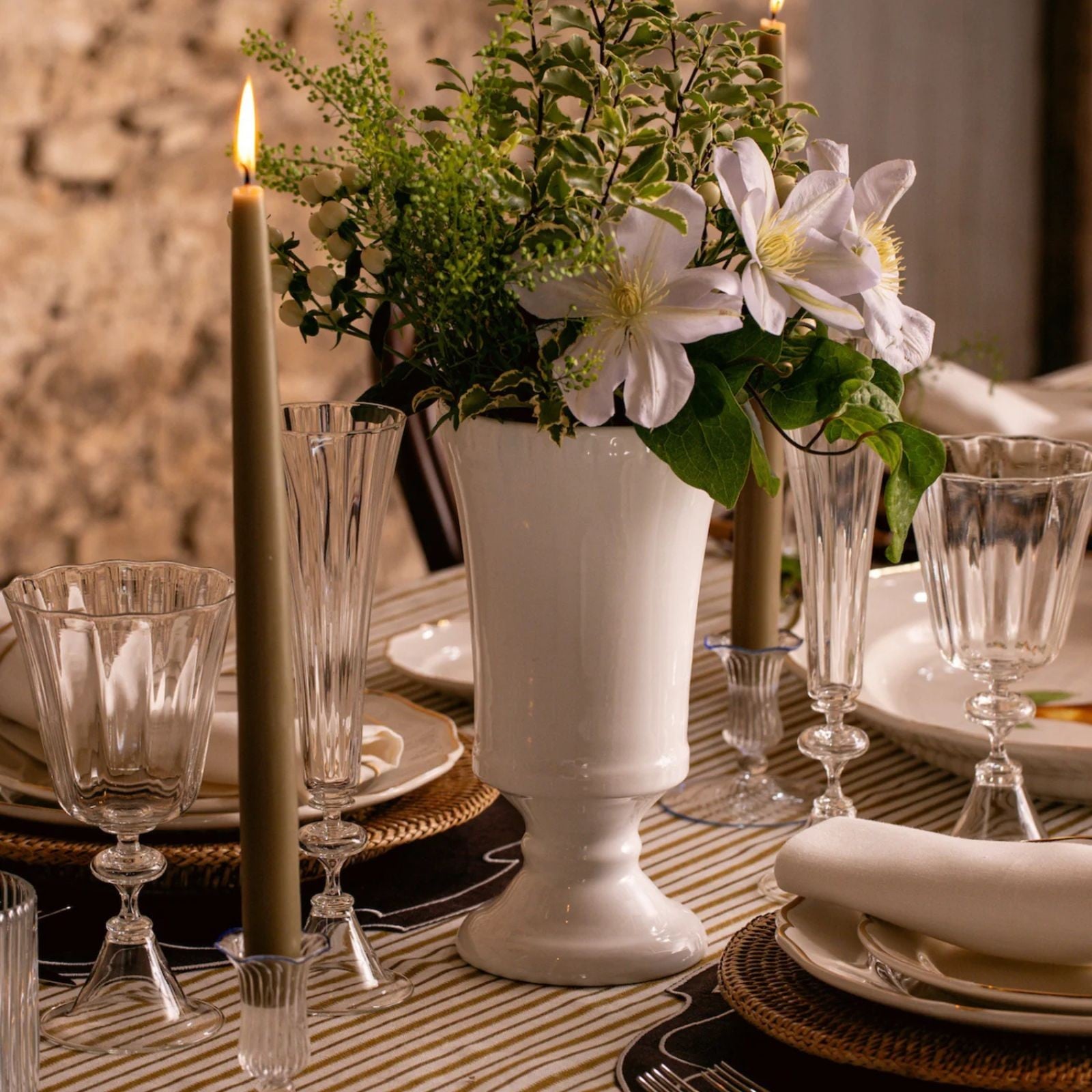 Flora Ceramic Urn Vase - Harrod Horticultural