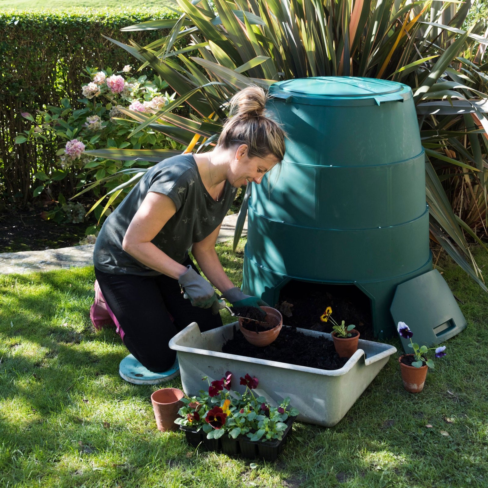 Green Johanna 330 litre Hot Composter - Harrod Horticultural