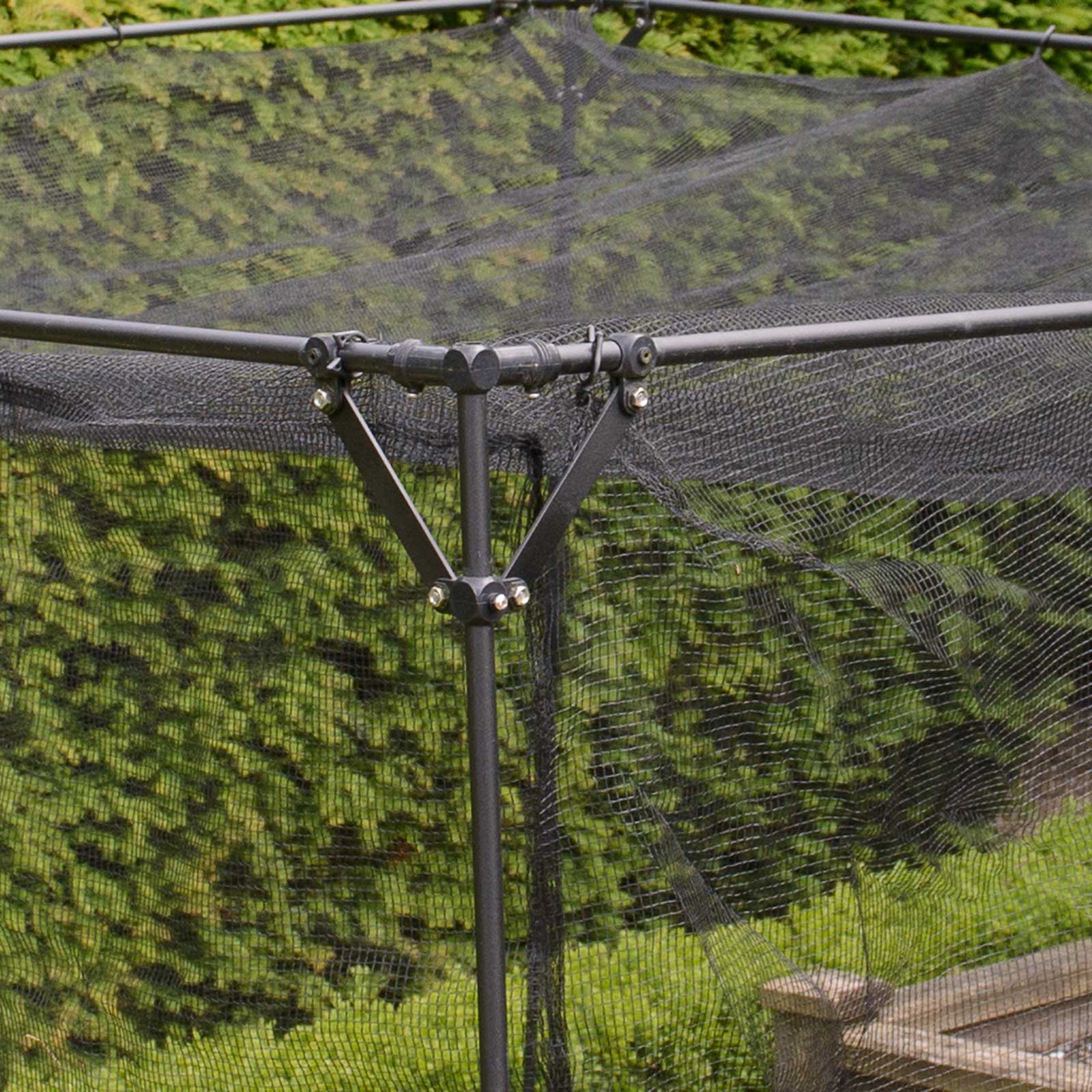 Harrod Slot & Lock Storm Proof 1.8m Walk In Vegetable Cage (Black ...