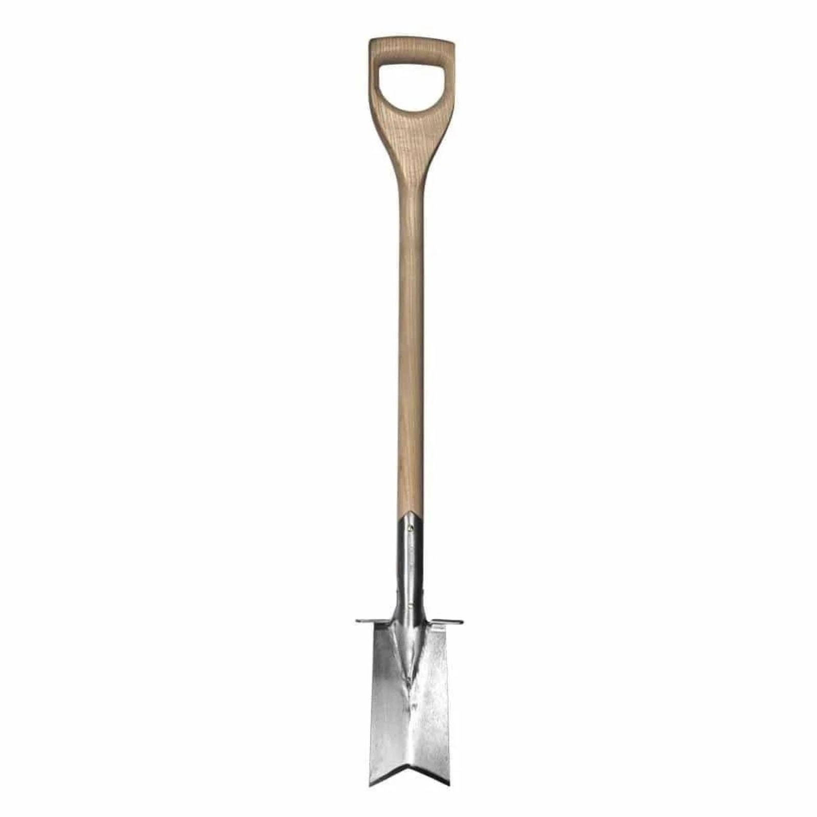 Sneeboer Transplanting Spade with Steps and D-handle - Harrod Horticultural