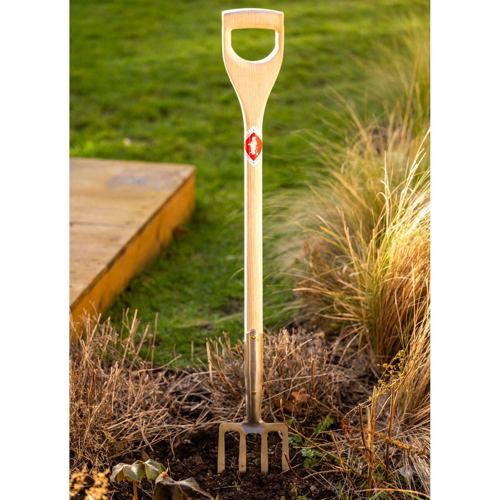 Sneeboer Border Fork 4t with D-handle - Harrod Horticultural