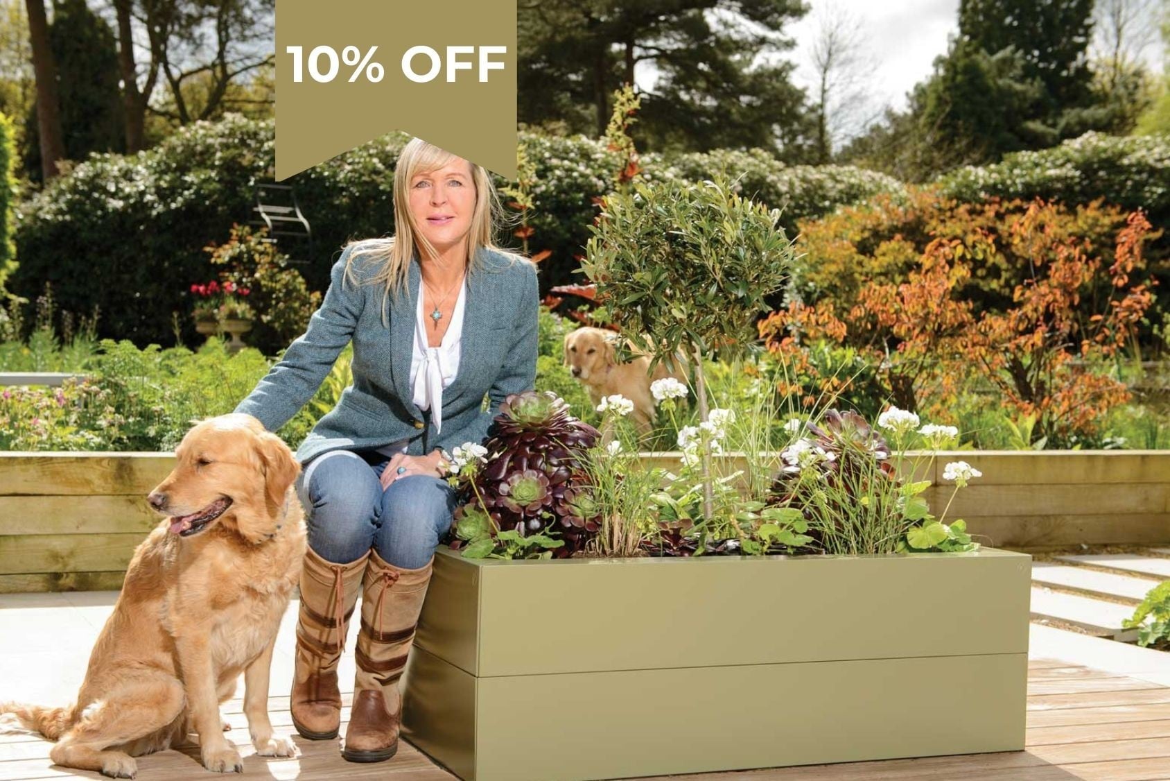 Metal Raised Beds Heritage Green - Harrod Horticultural