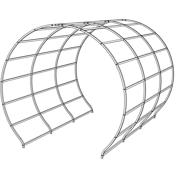 Moon Gate Pergola - Harrod Horticultural