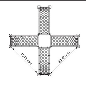 Roman Latticed Rose Arch Gazebo-Bespoke Design - Harrod Horticultural