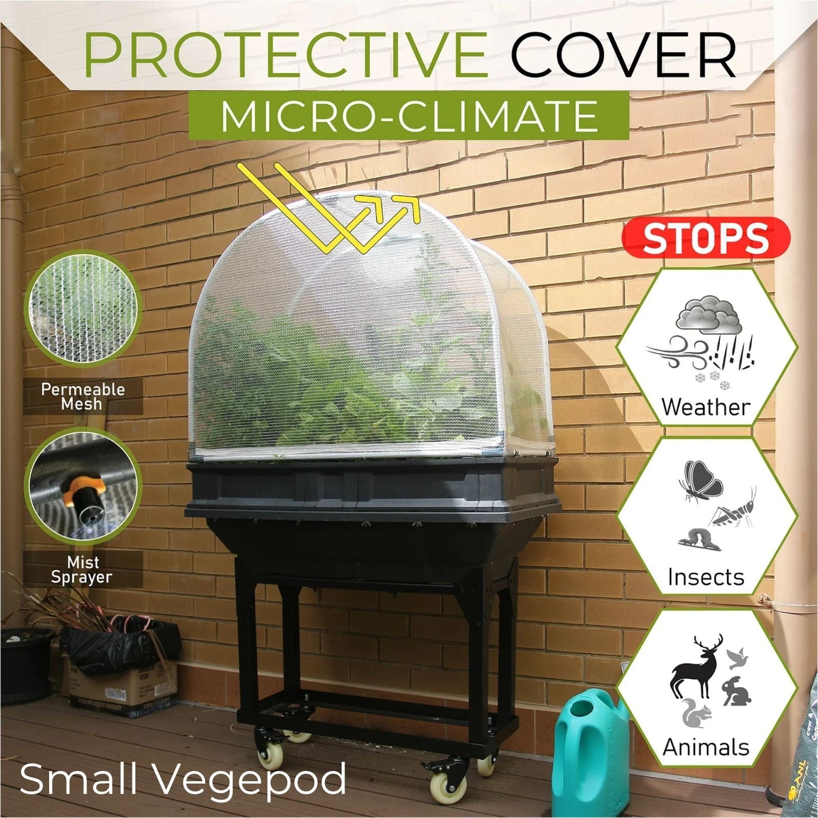 Vegepod Bed with Cover and Stand - Harrod Horticultural