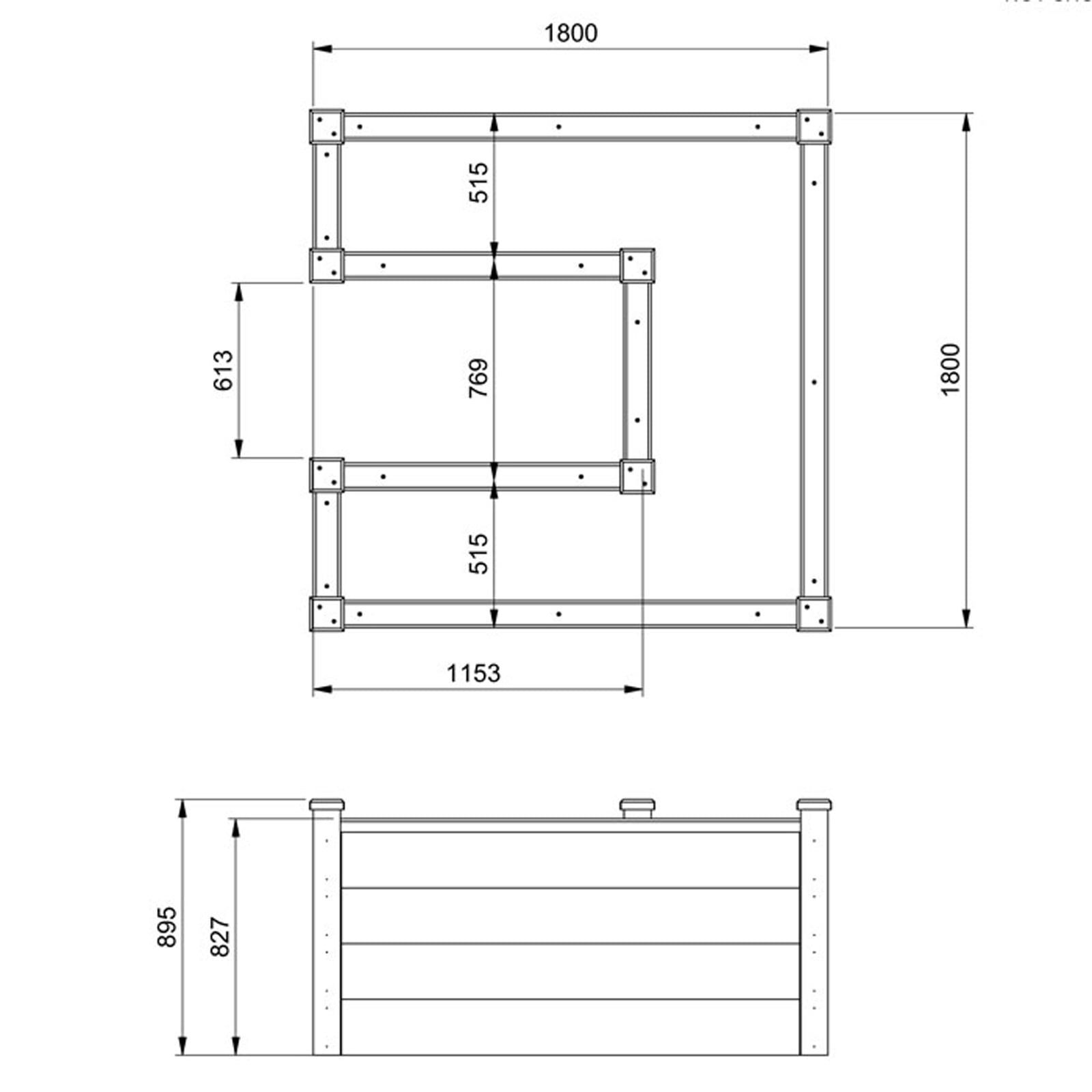 Raised Bed Diagram Dimensions Garden Plan 2024: Home Raised Bed