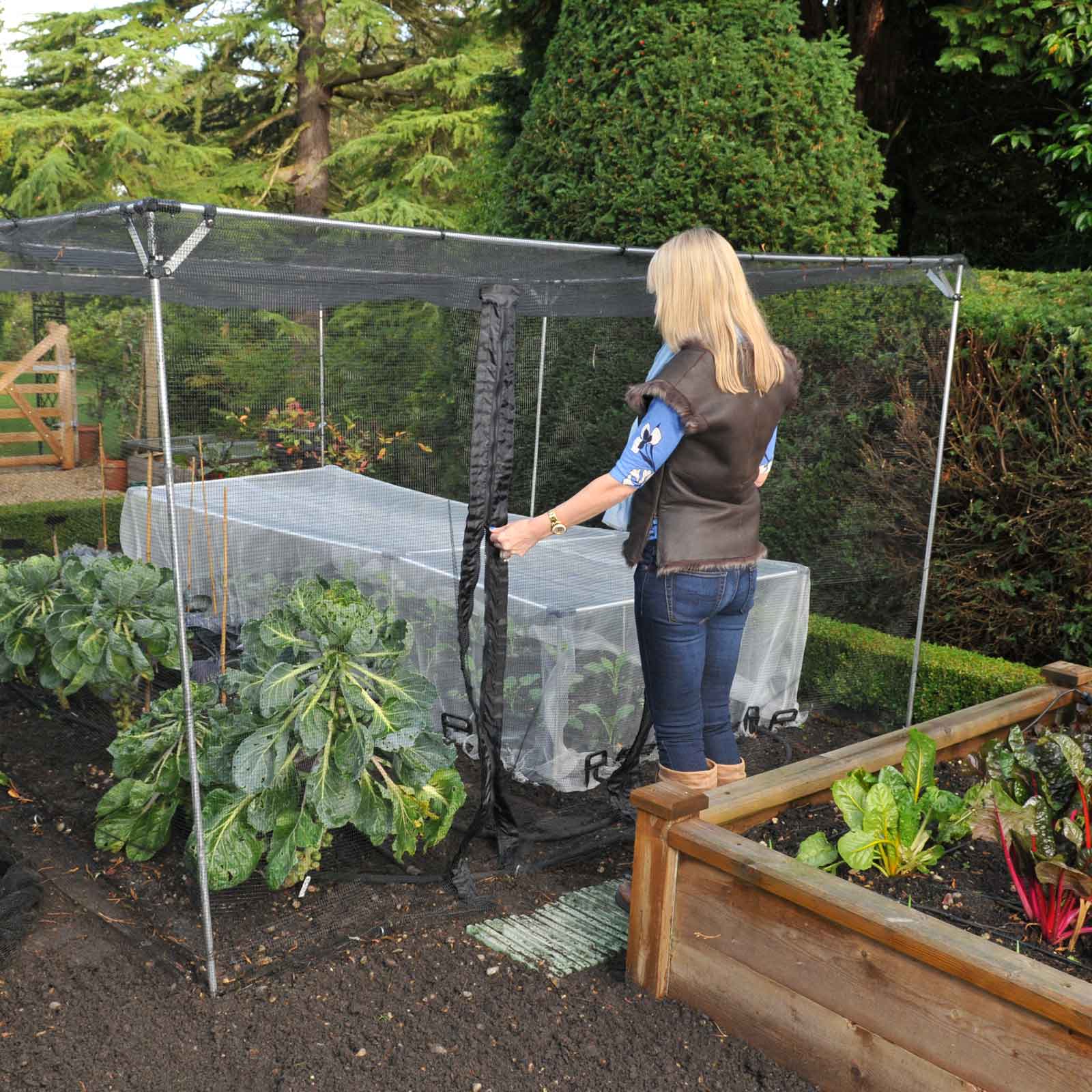 Harrod Double Zip Net Access Strips - Harrod Horticultural