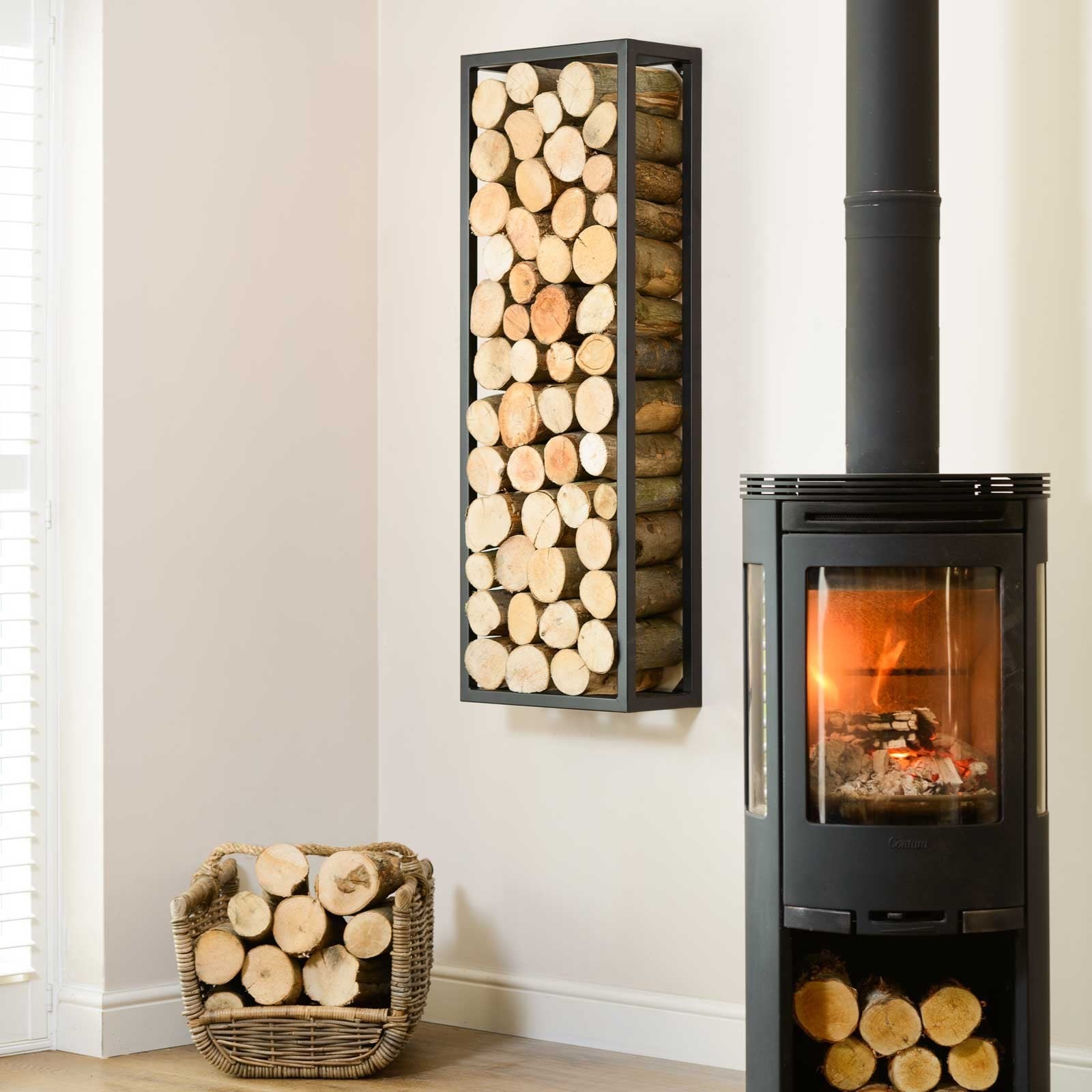 Rectangle Steel Log Holder - Harrod Horticultural