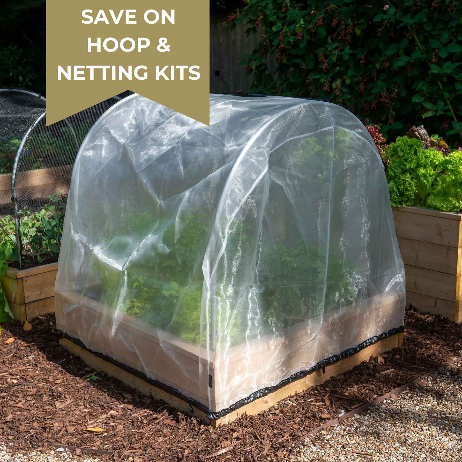 Fitted Hoops and Mesh Protection Covers - Harrod Horticultural (UK)