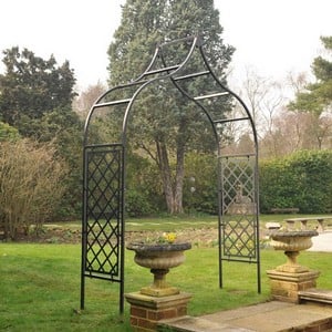 Ogee Half Lattice Arch - Garden Arches at Harrod Horticultural