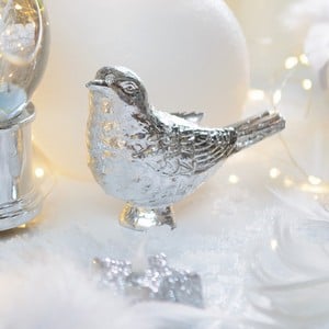 Silver Bird Table Decoration - Harrod Hortcultural