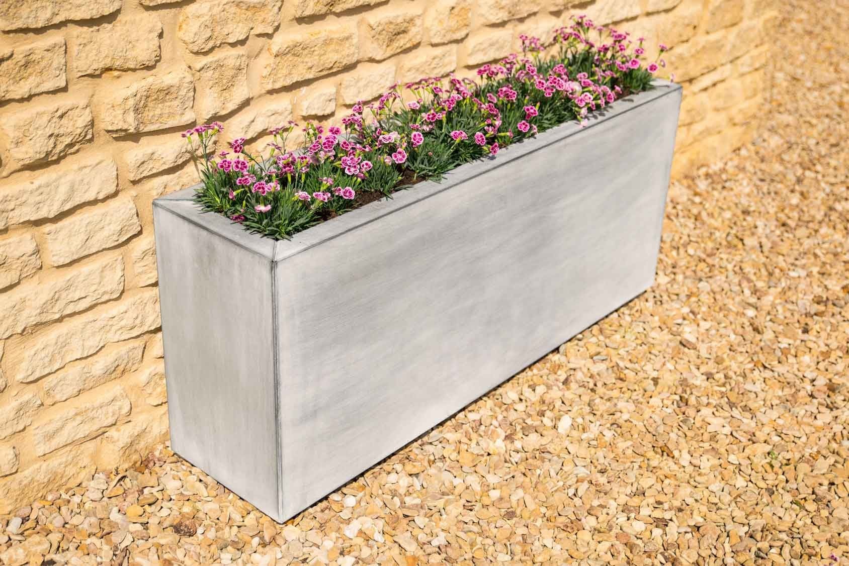Southwold Trough Metal Planters - Harrod Horticultural