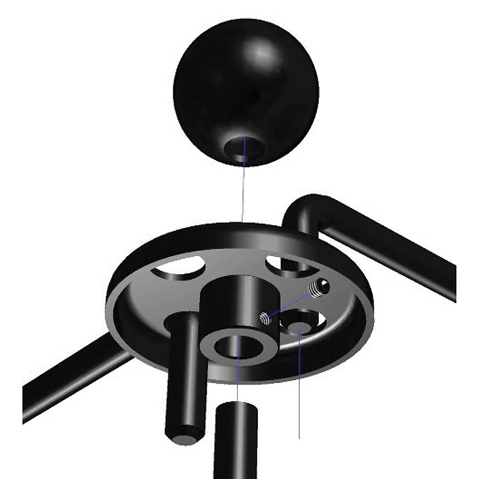 Vintage Vegetable Cage Disk Nodes - Harrod Horticultural